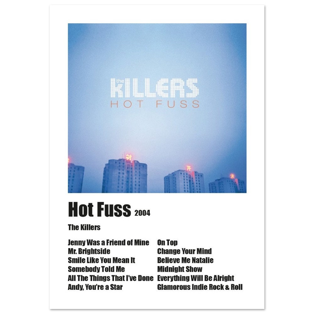 Hot Fuss the Killers Poster - Etsy