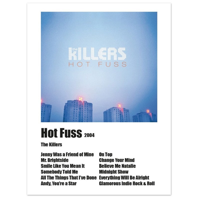 Hot Fuss the Killers Poster - Etsy