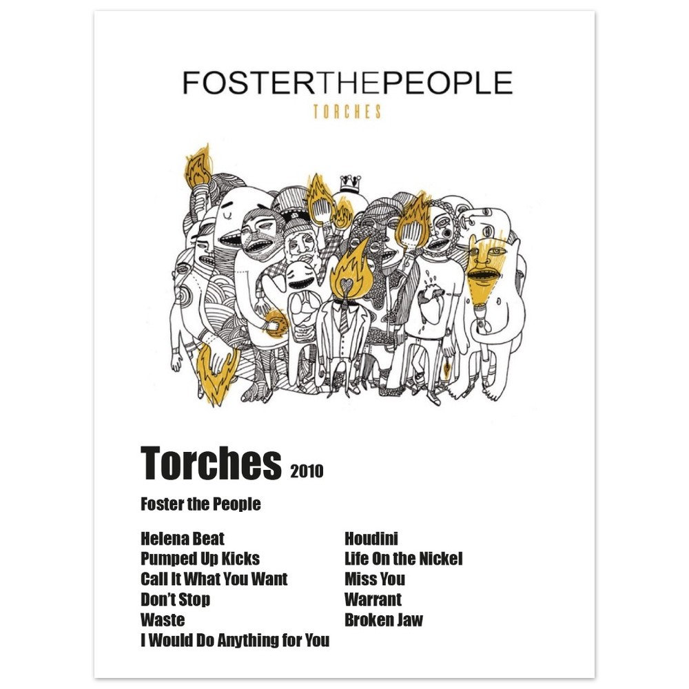Torches Foster the People Poster - Etsy