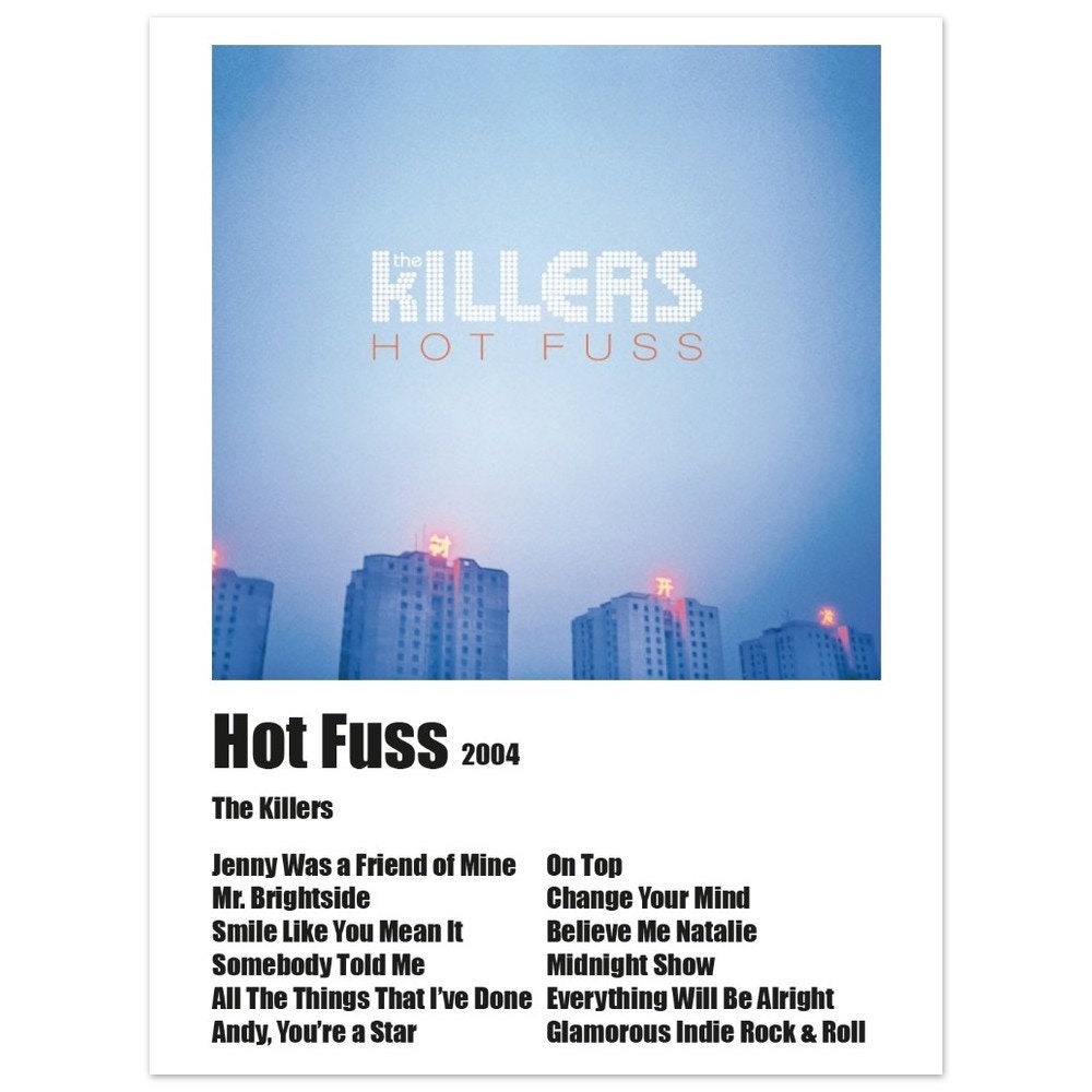 Hot Fuss the Killers Poster - Etsy