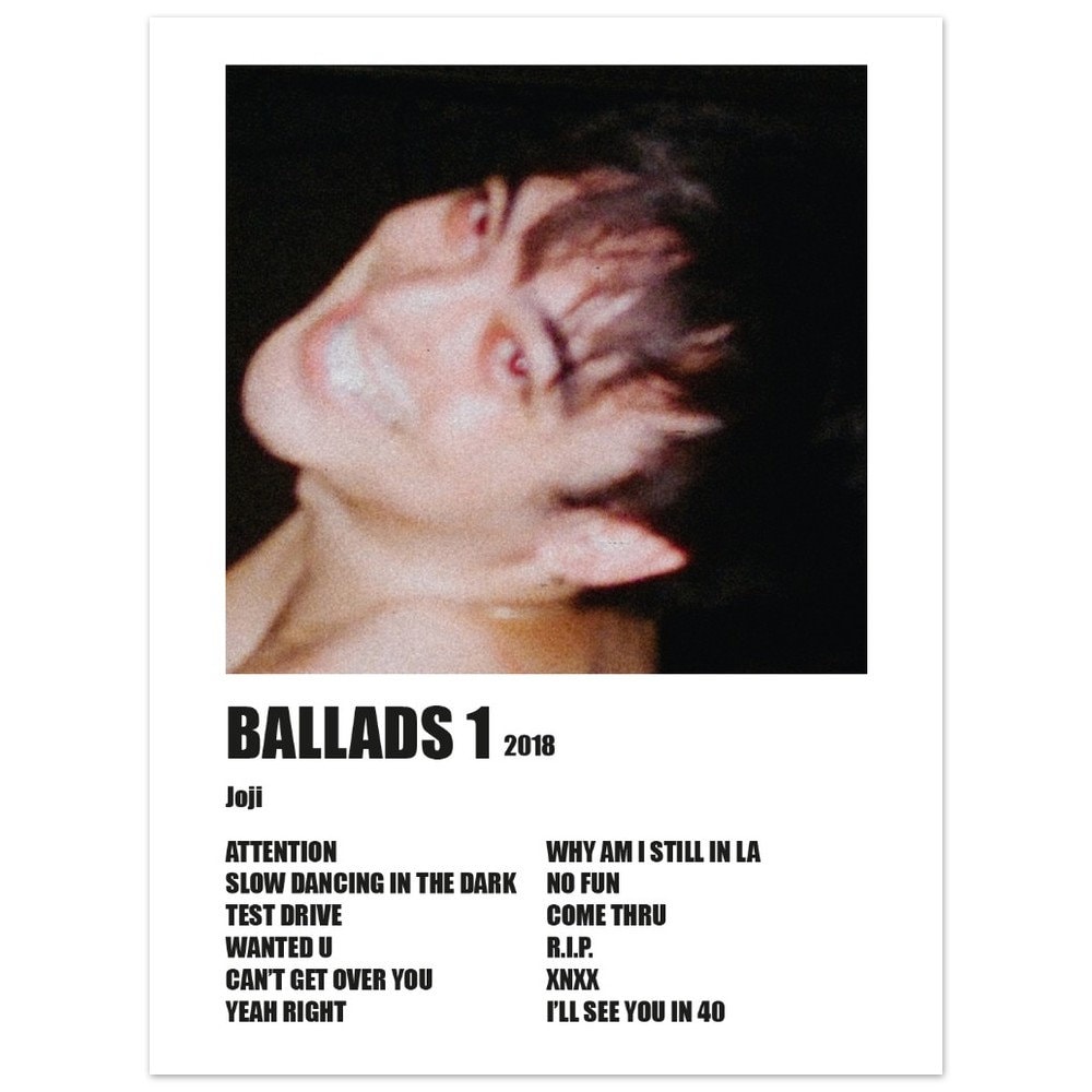 Ballads 1 Joji Poster - Etsy