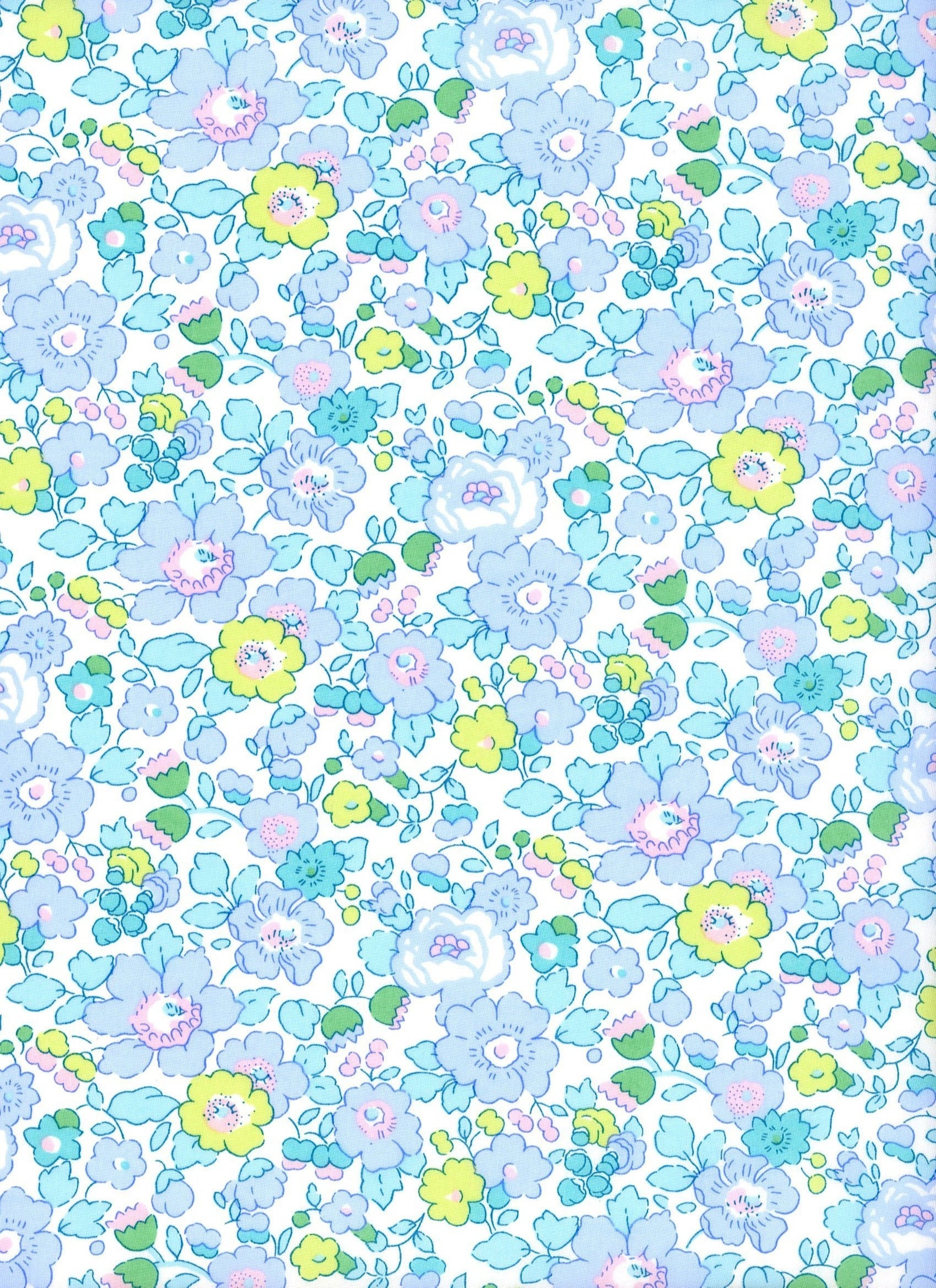 RARE OOP Liberty 'betsy' Tana Lawn Fabric in Spring - Etsy