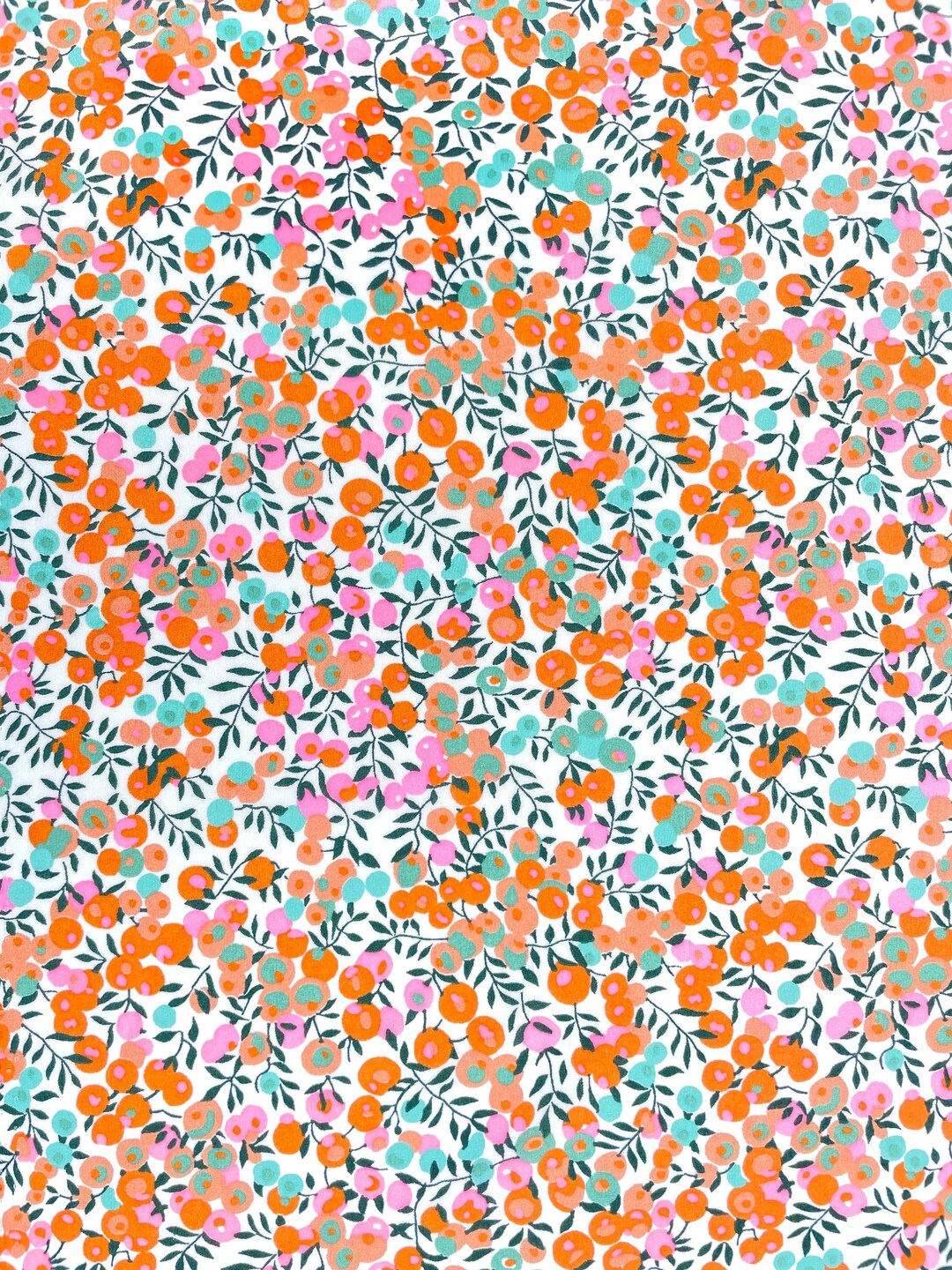 Rare Liberty wiltshire Neon Sherbet Orange Tana Lawn Fabric - Etsy