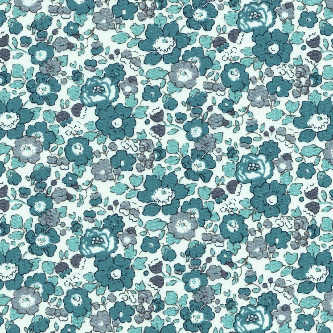 REMNANT SALE | Liberty Japan Betsy Ann Tana Lawn Fabric in Jade Green ...