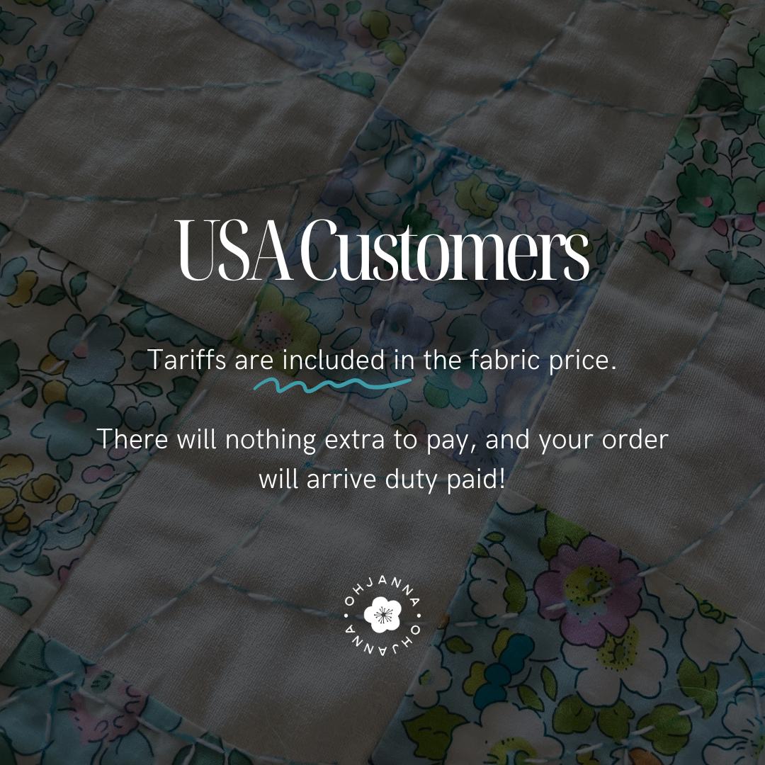 Liberty Japan Tana Lawn Unnamed Dot Print in Blue Mix | Vintage Fabric ...
