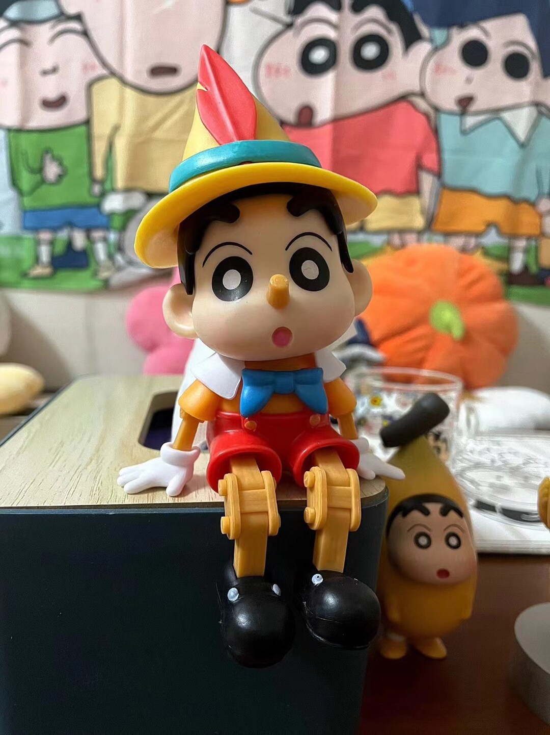 Crayon Shin-chan Doll With Long Nose, Pinocchio Doll With Bushy ...