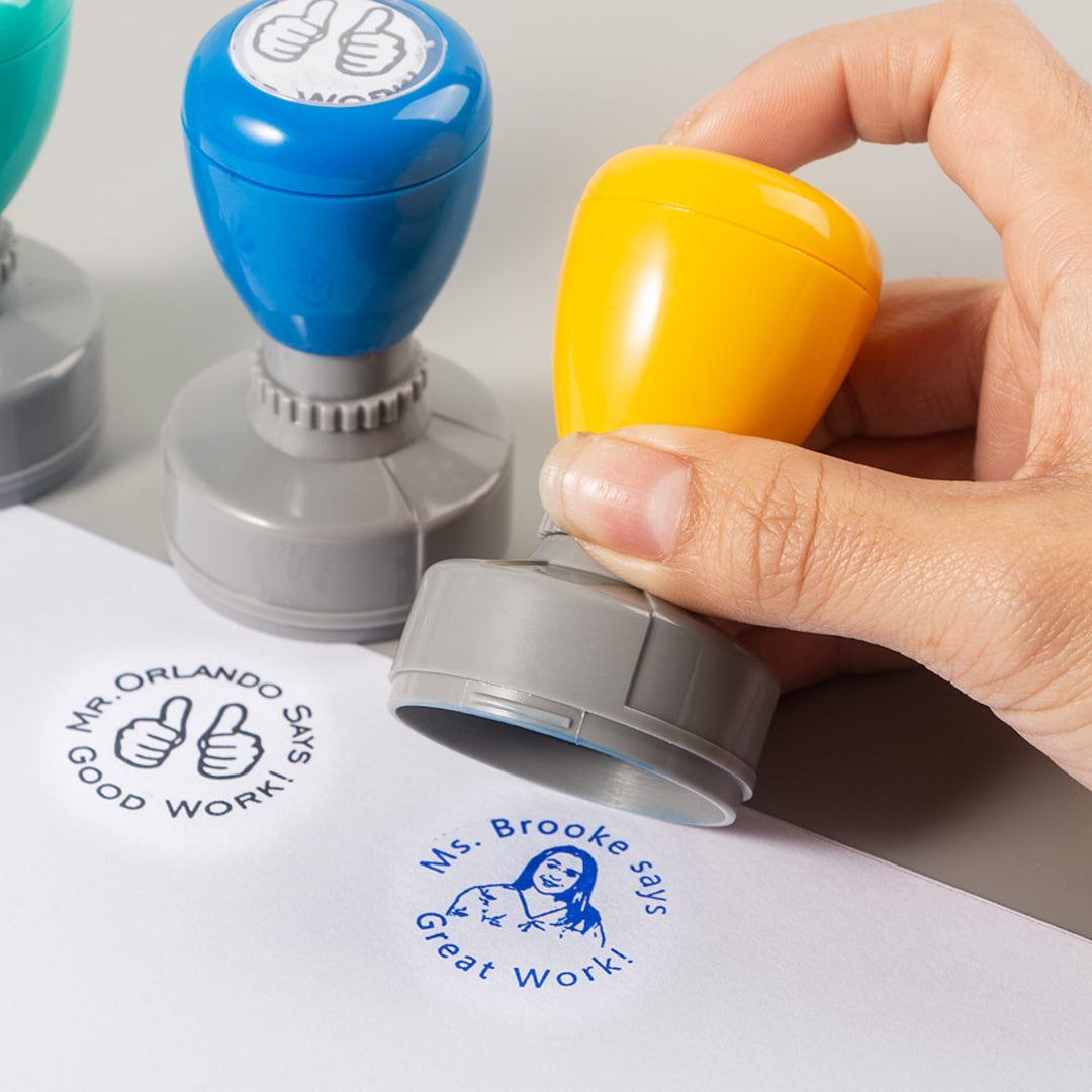 Custom Personalized Teacher Stamp, Custom Self Inking Stamp, Custom ...
