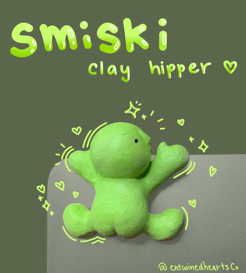 Custom Smiski Inspired Hipper | Phone and Laptop Accessory - Etsy