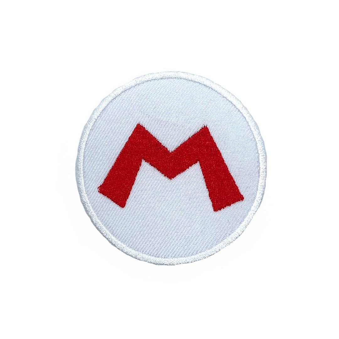 M Mario Patches Iron on Patches for Clothes Backpacks Hat Jeans - Etsy