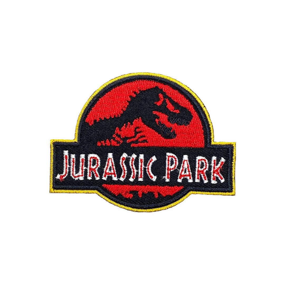 Jurassic Park Patches Iron on Patches for Clothes Backpacks Hat Jeans ...