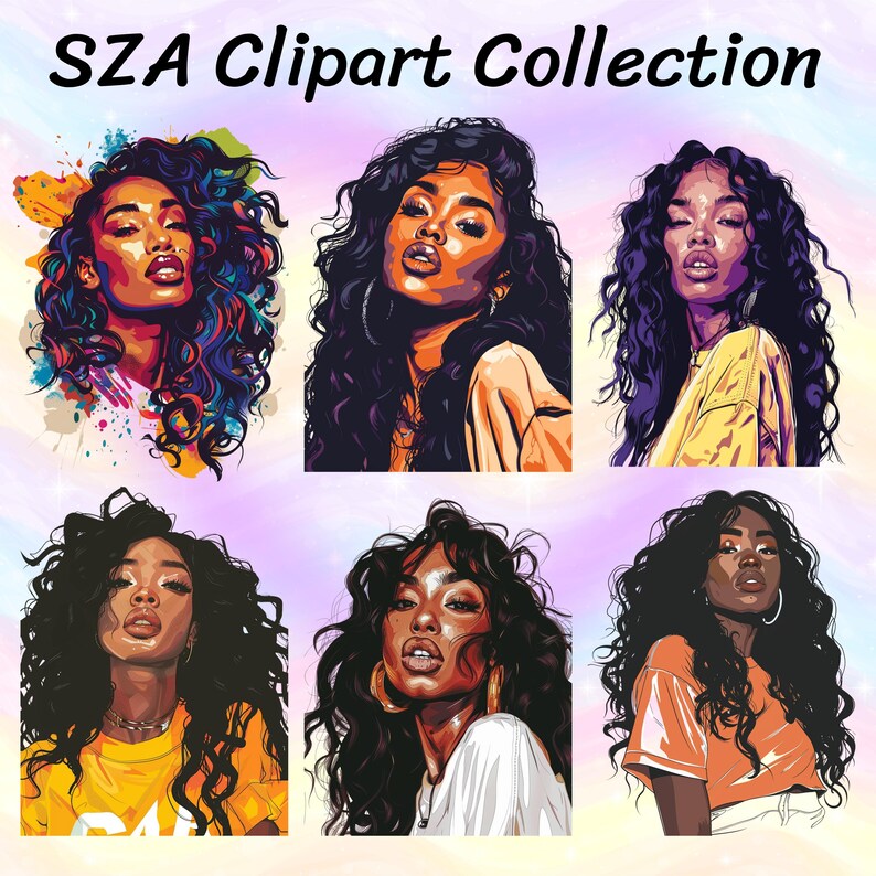 SZA PNG Clipart Collection 25 PNG Digital Product File , High ...