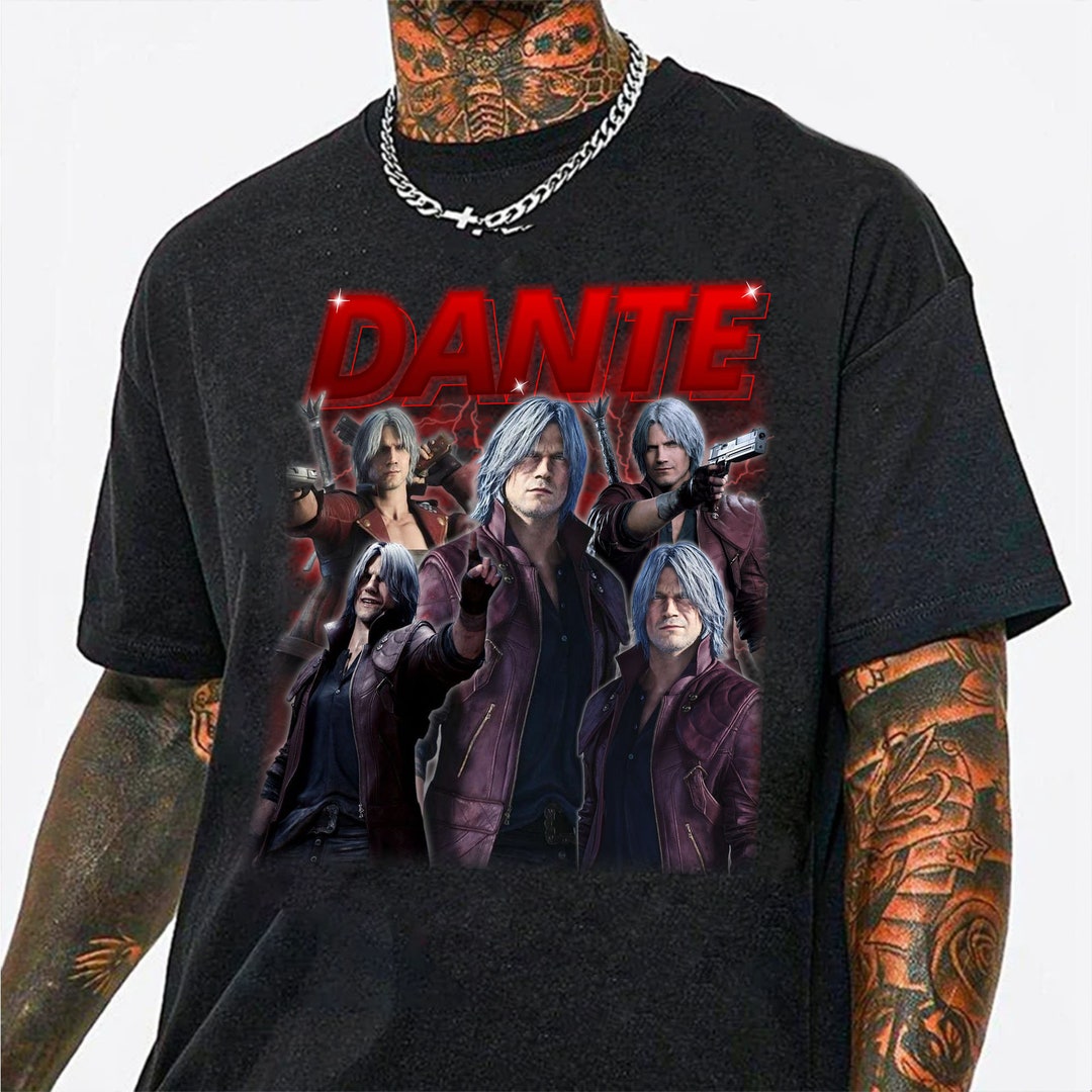 Dante Devil May Cry Vintage Retro Shirt, Son of Sparda Hoodie, Devil ...