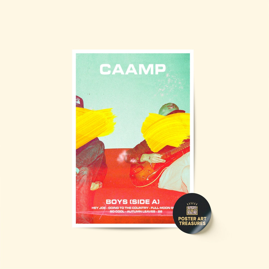 Caamp Boys side A Album Poster / Room Decor / Music Decor - Etsy