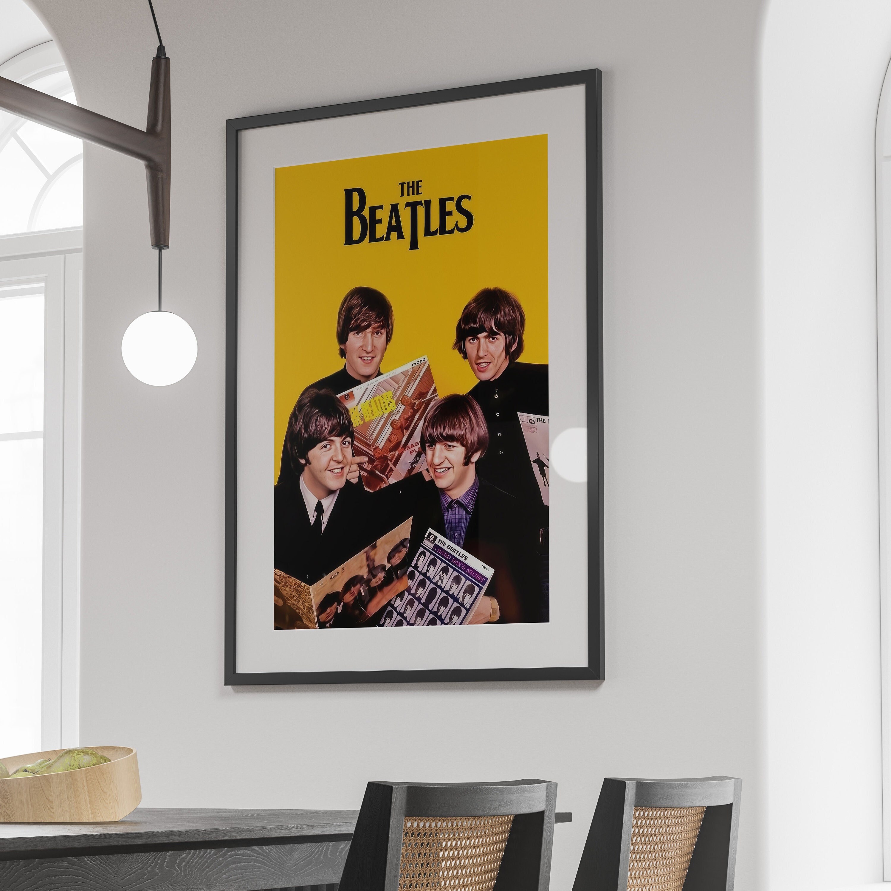 The Beatles Poster / Room Decor / Music Decor / Music Gifts / Vintage ...