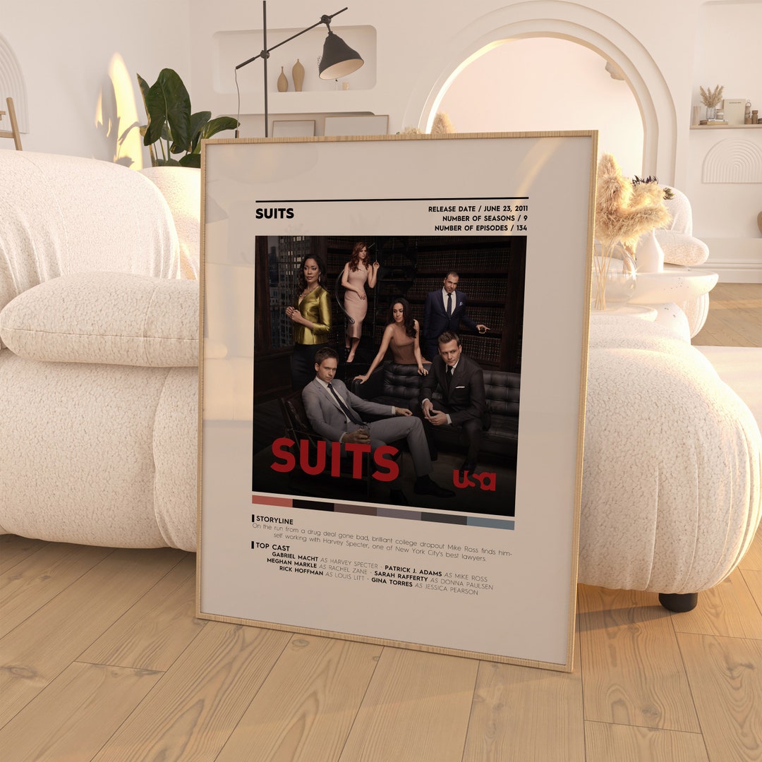 Suits TV Show Poster / TV Show Poster / Poster Print / Wall Art ...