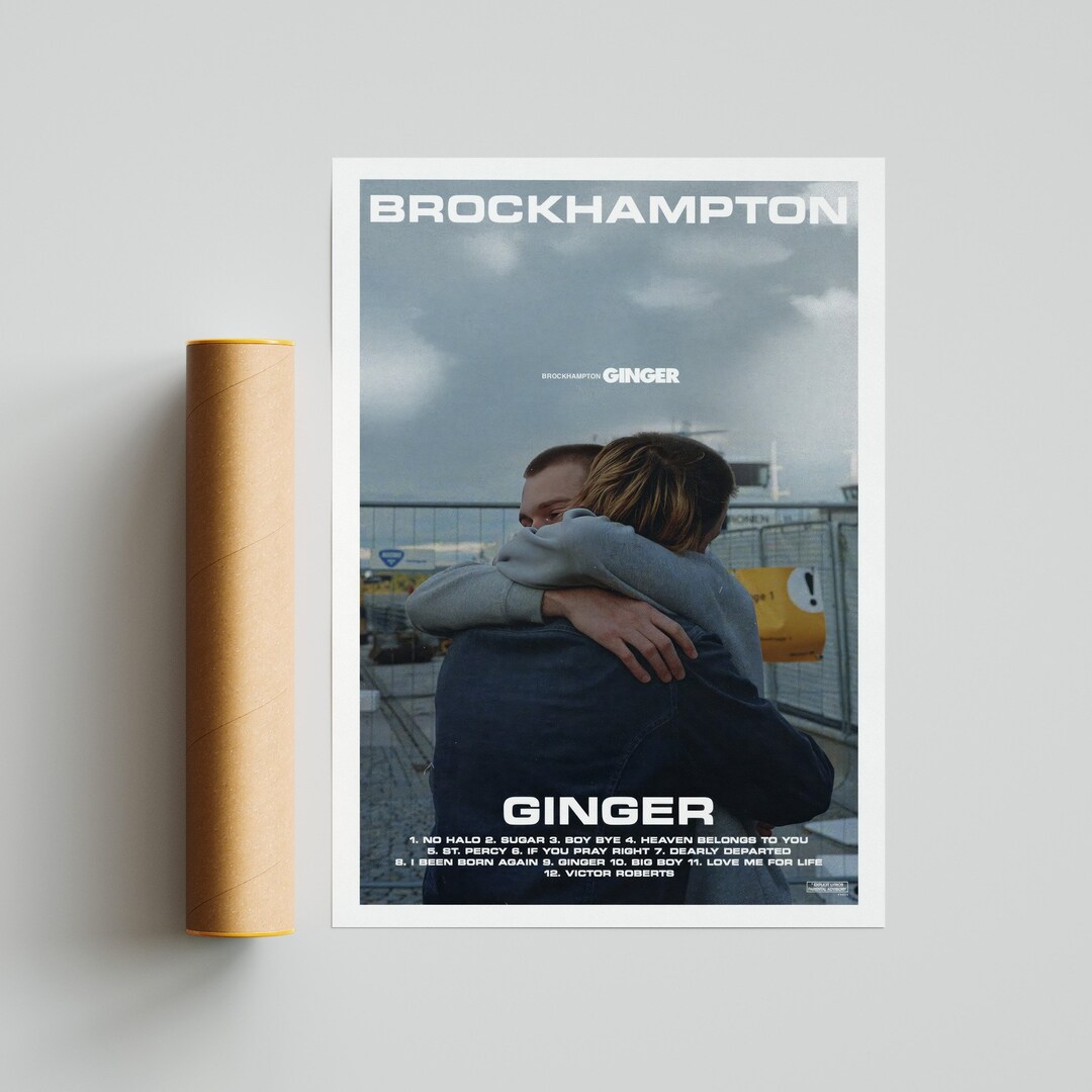 Brockhampton Ginger Album Poster / Room Decor / Music Decor / Music ...