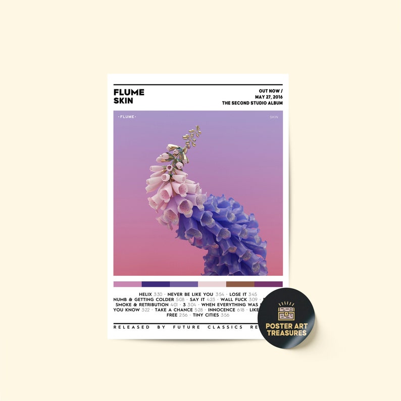 Flume Skin Album Poster / Album Cover Poster / Room Decor / Music Decor ...