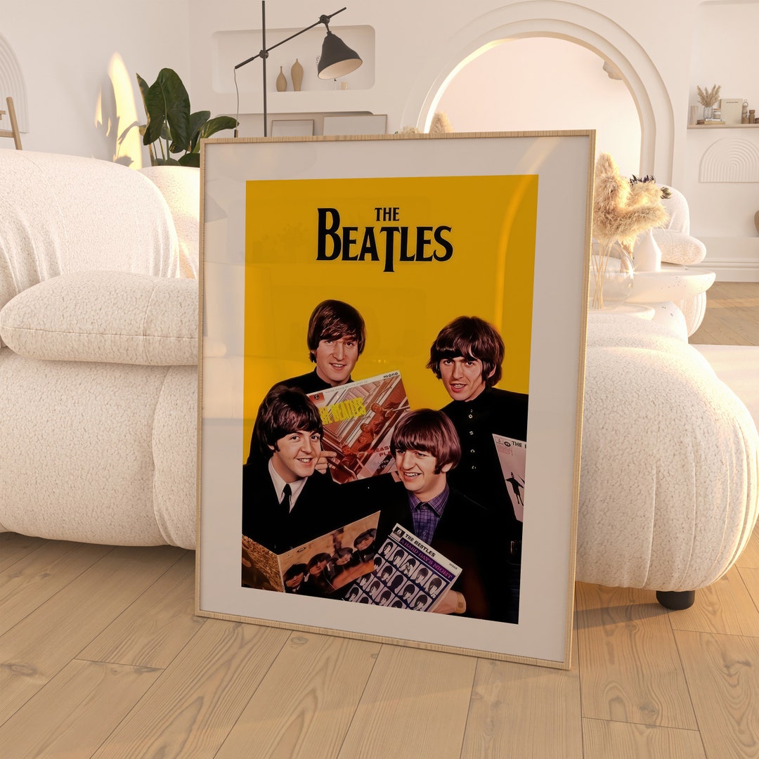 The Beatles Poster / Room Decor / Music Decor / Music Gifts / Vintage ...