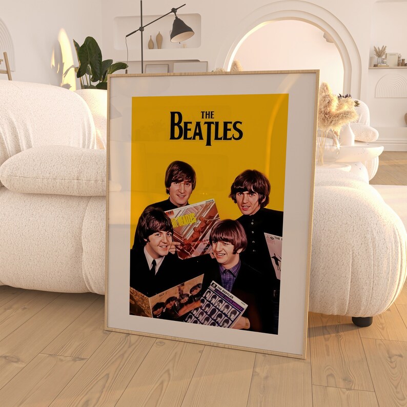 The Beatles Poster / Room Decor / Music Decor / Music Gifts / Vintage ...