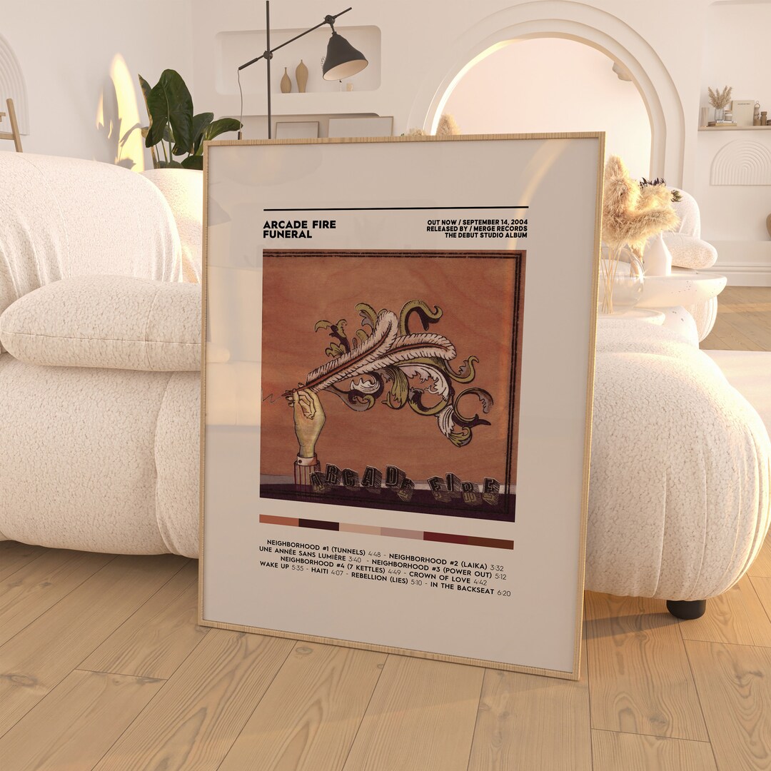 Arcade Fire Funeral Album Poster / Album Poster / Wall Art / Home Decor / Music Prints - Etsy