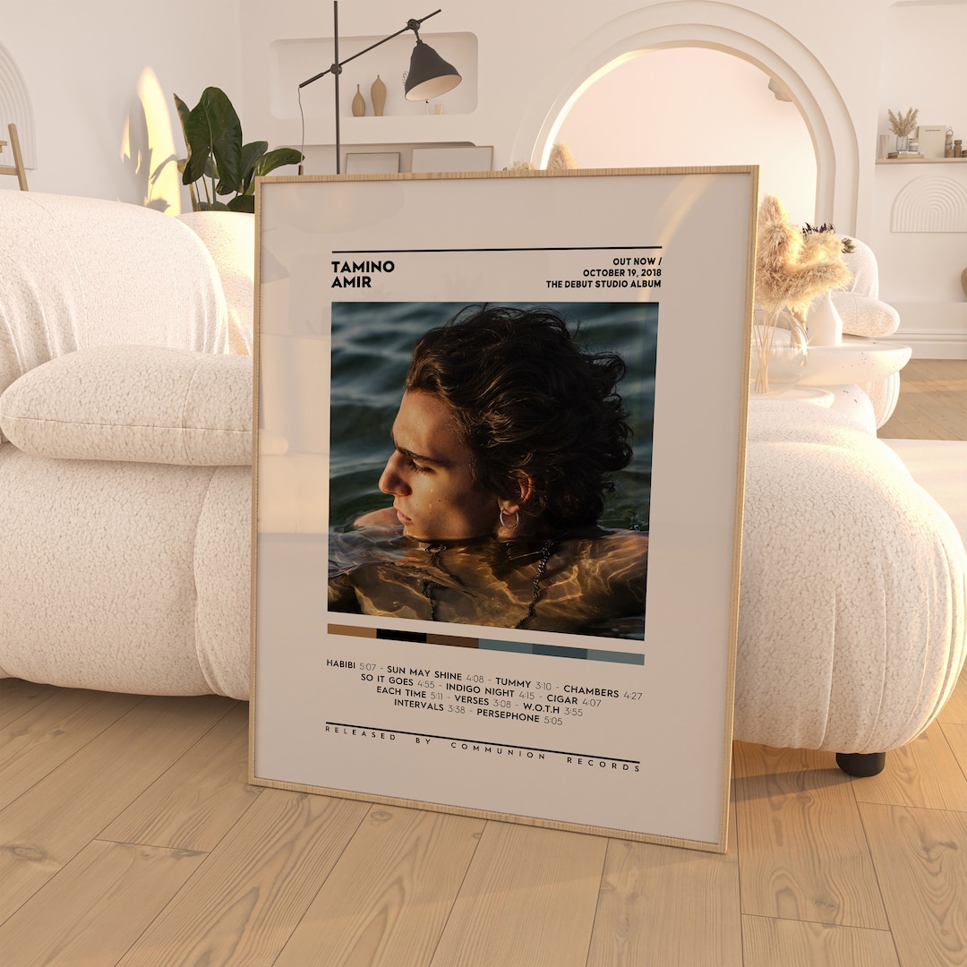 Tamino Amir Album Poster / Album Poster / Wall Art / Home Decor / Music ...