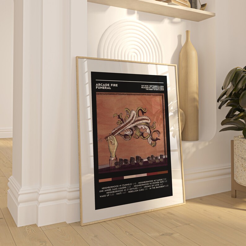 Arcade Fire Funeral Album Poster / Album Poster / Wall Art / Home Decor / Music Prints - Etsy