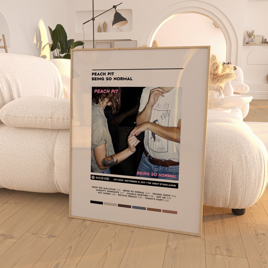 Peach Pit Being so Normal Album Poster / Album Cover Poster / Music ...