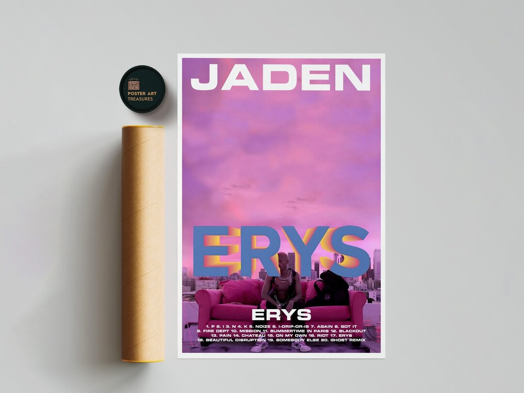 Jaden Erys Album Poster / Room Decor / Music Decor / Music Gifts ...