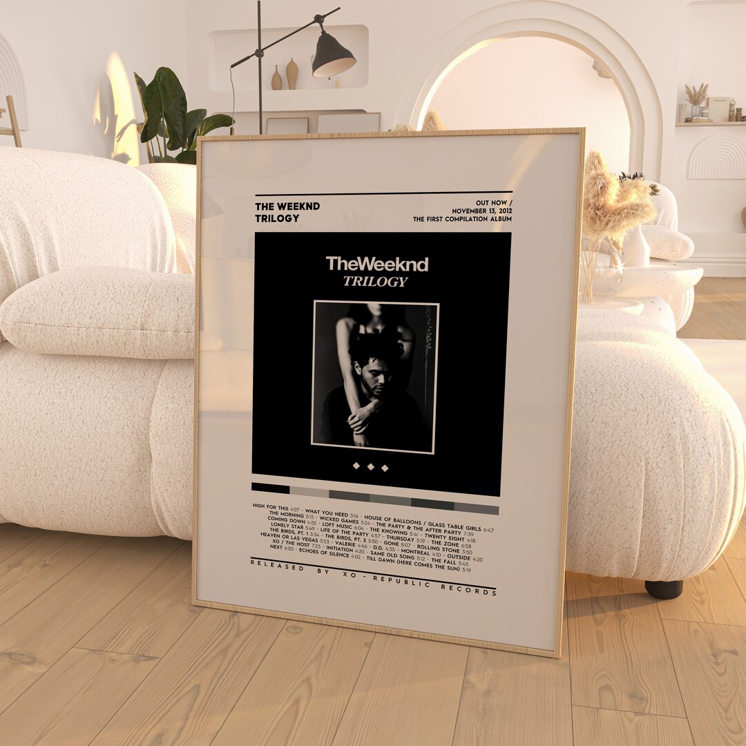 The Weeknd Póster de la trilogía / Póster de portada del álbum ...