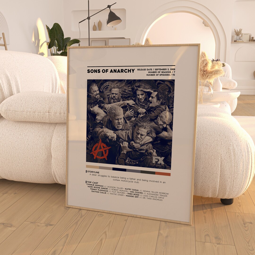 Sons of Anarchy TV Show Poster / TV Show Poster / Poster Print / Wall ...