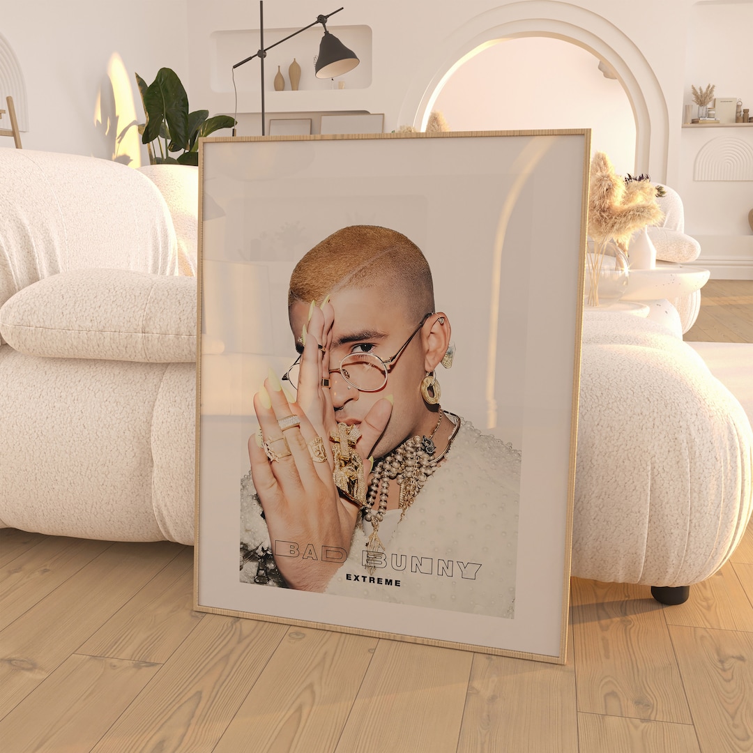 Bad Bunny Poster Album Cover Art Wall Art Home Decor - Etsy