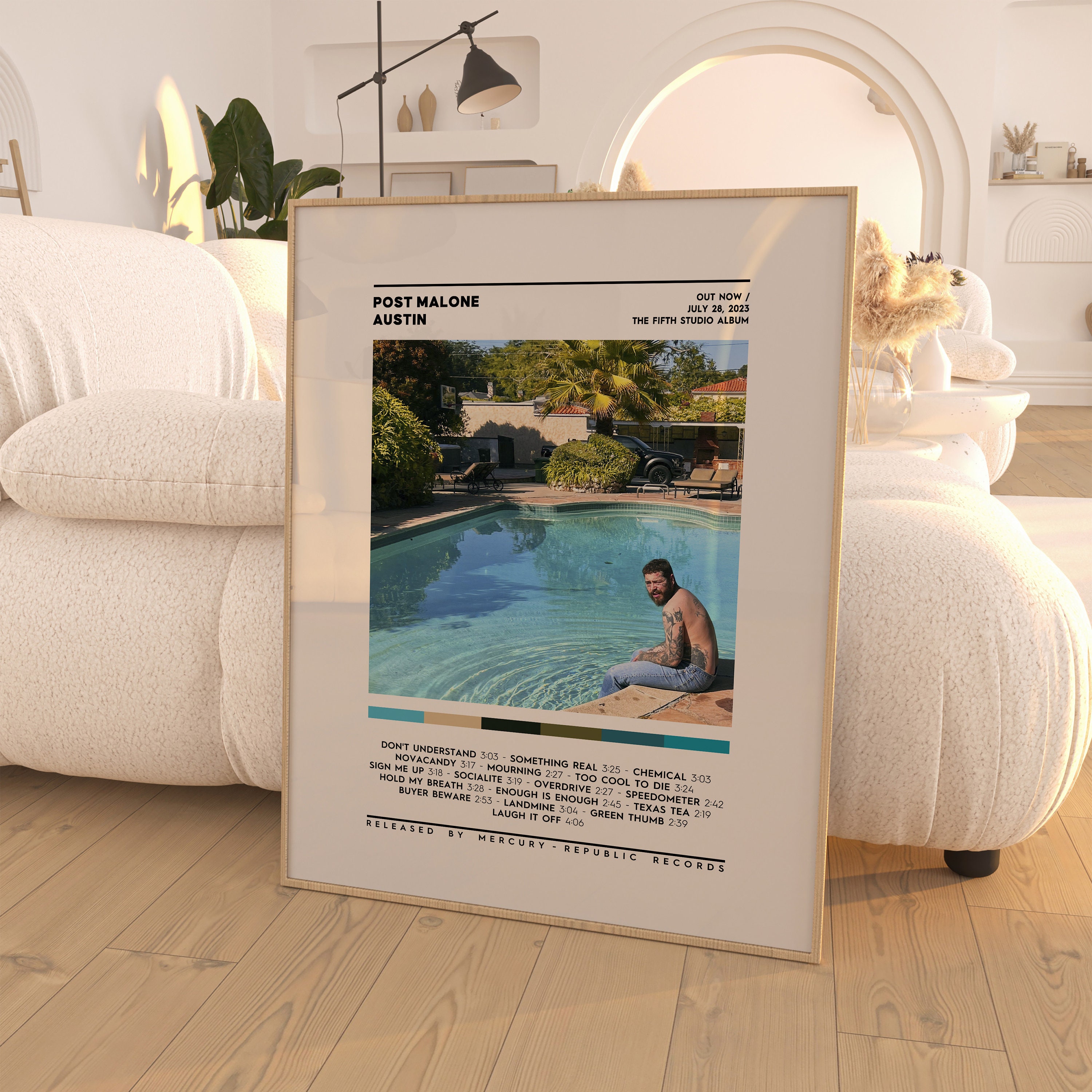 Post Malone AUSTIN Album Poster / Album Cover Poster / Room Decor ...