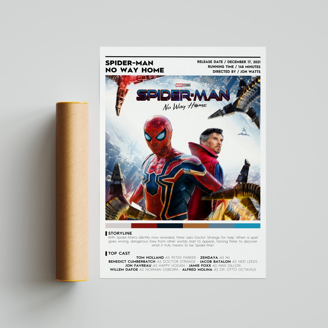 Spider-man: Homecoming Movie Poster / 3 Colors 1 Price / Movie Poster ...