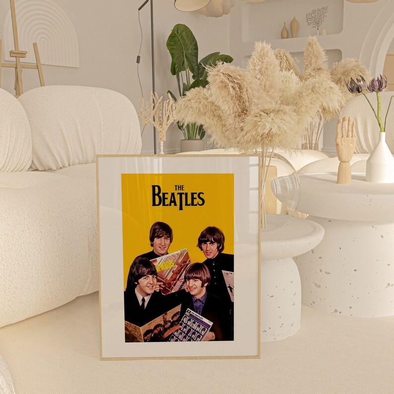 The Beatles Poster / Room Decor / Music Decor / Music Gifts / Vintage ...
