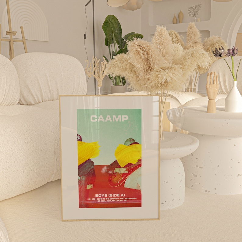 Caamp Boys side A Album Poster / Room Decor / Music Decor - Etsy