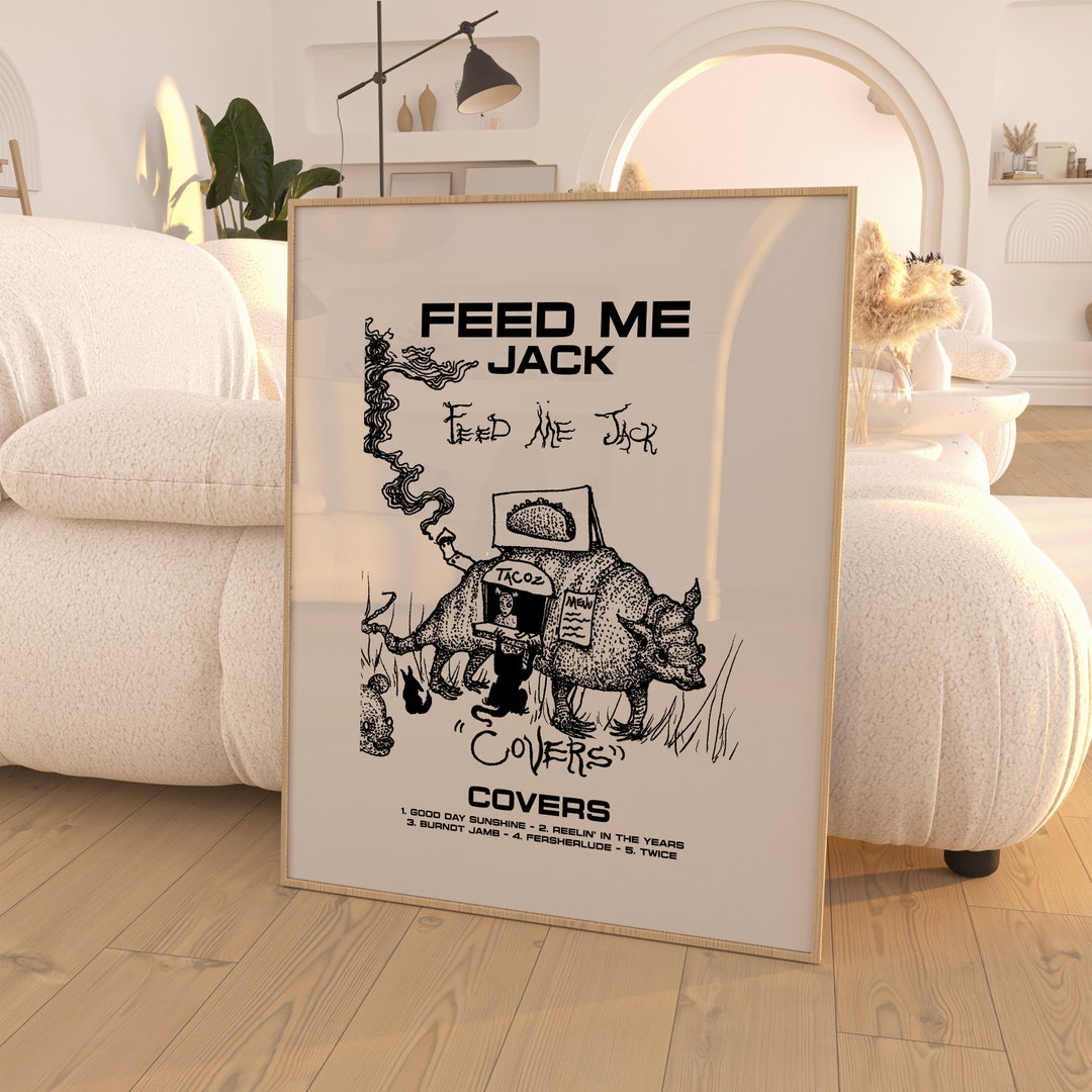 Feed Me Jack Covers Album Poster / Room Decor / Music Decor / Music ...