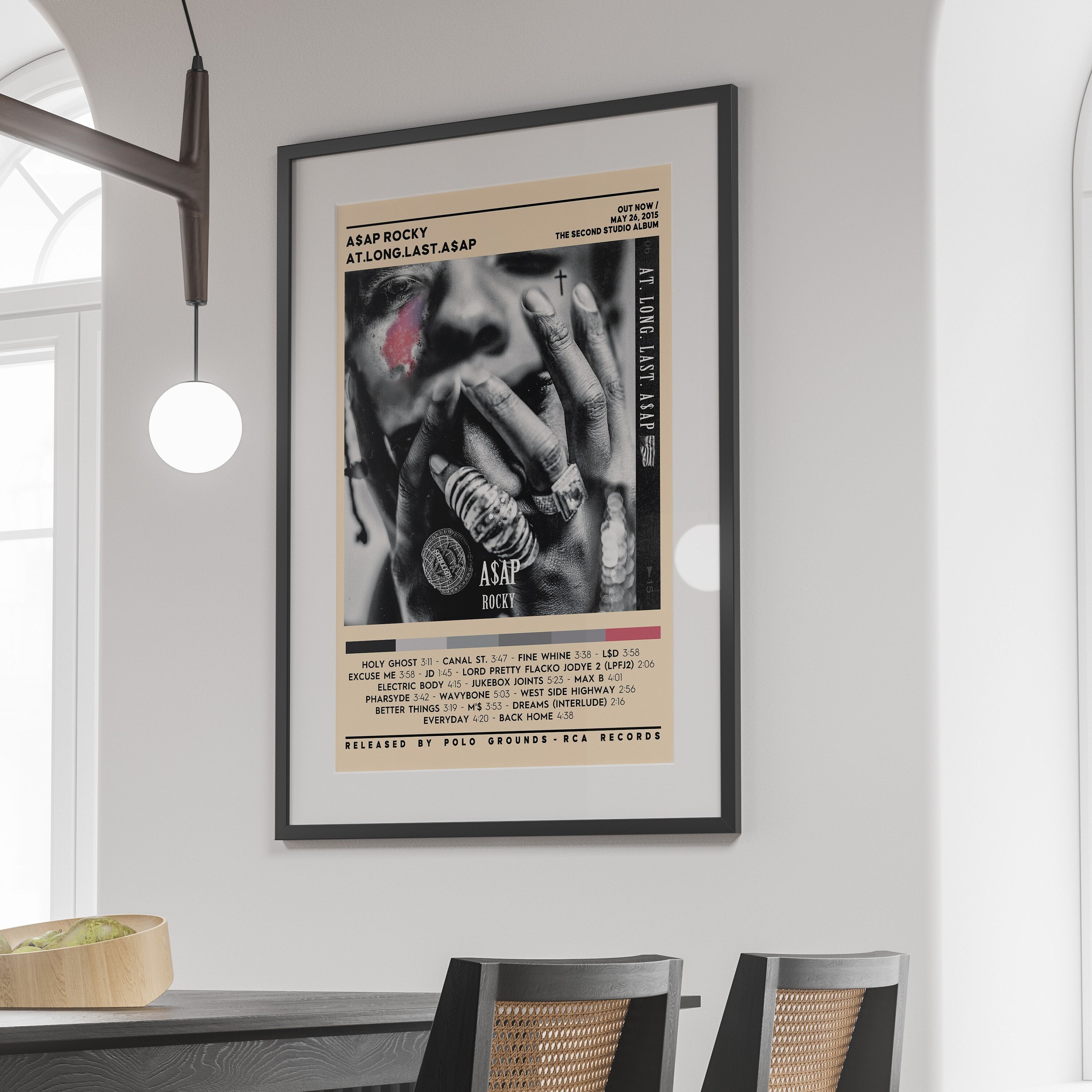 ASAP Rocky At. Long. Last. ASAP Album Poster / Album Poster / Music ...