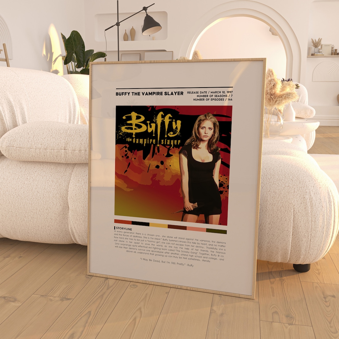 Buffy the Vampire Slayer TV Poster / TV Show Poster / Poster Print ...