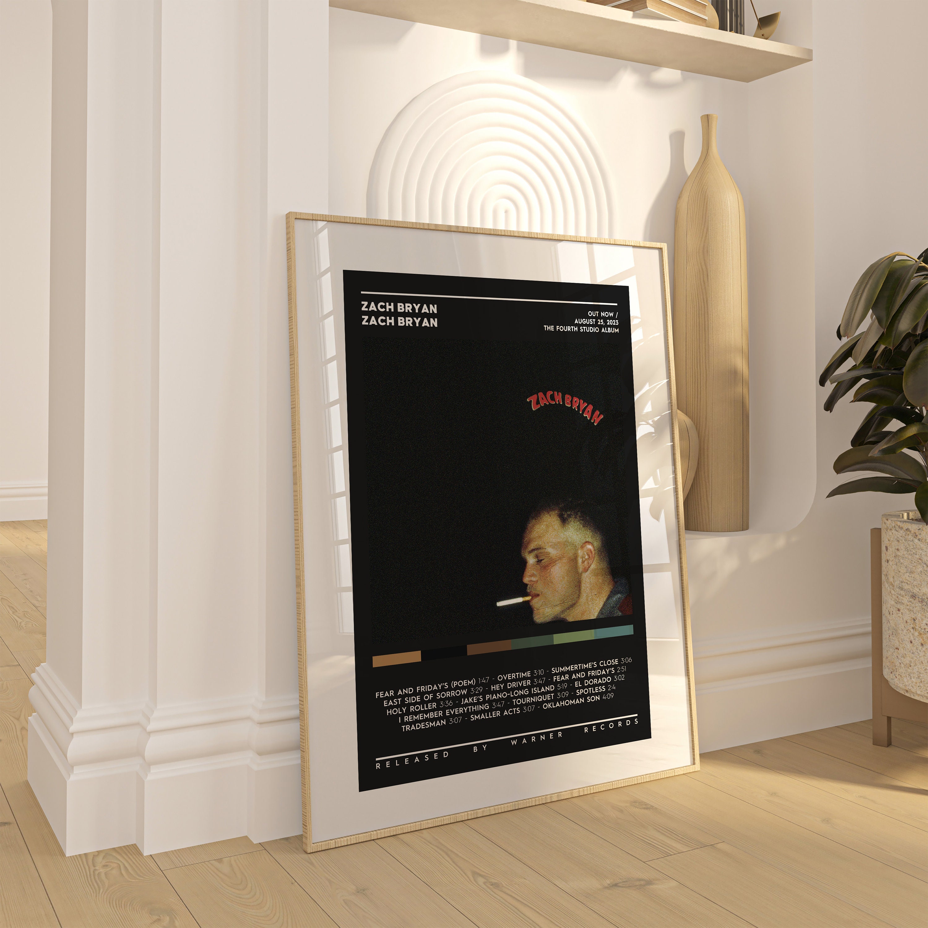 Zach Bryan Zach Bryan Album Poster / Album Cover Poster / Room Decor ...