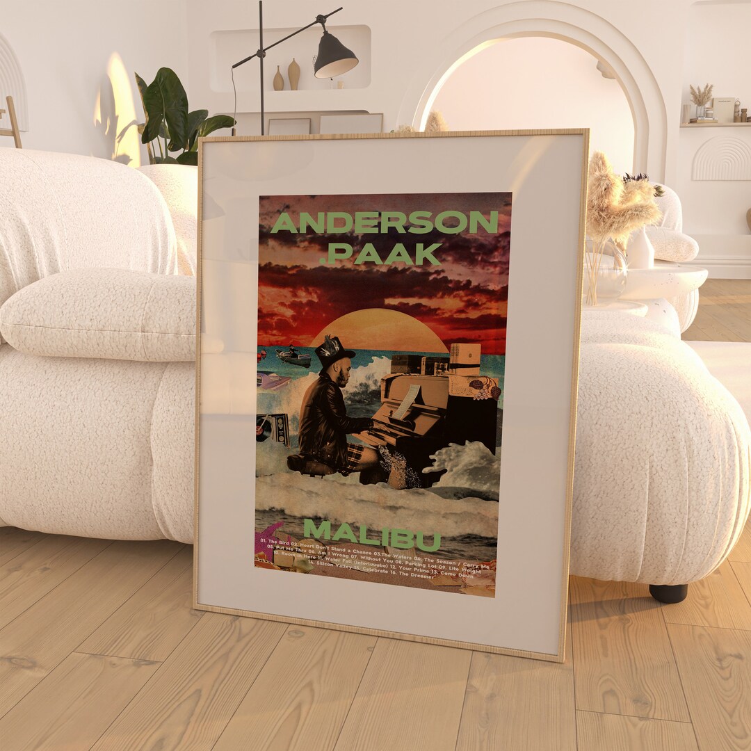 Anderson .paak Malibu Album Poster Room Decor / Music Decor / Music ...