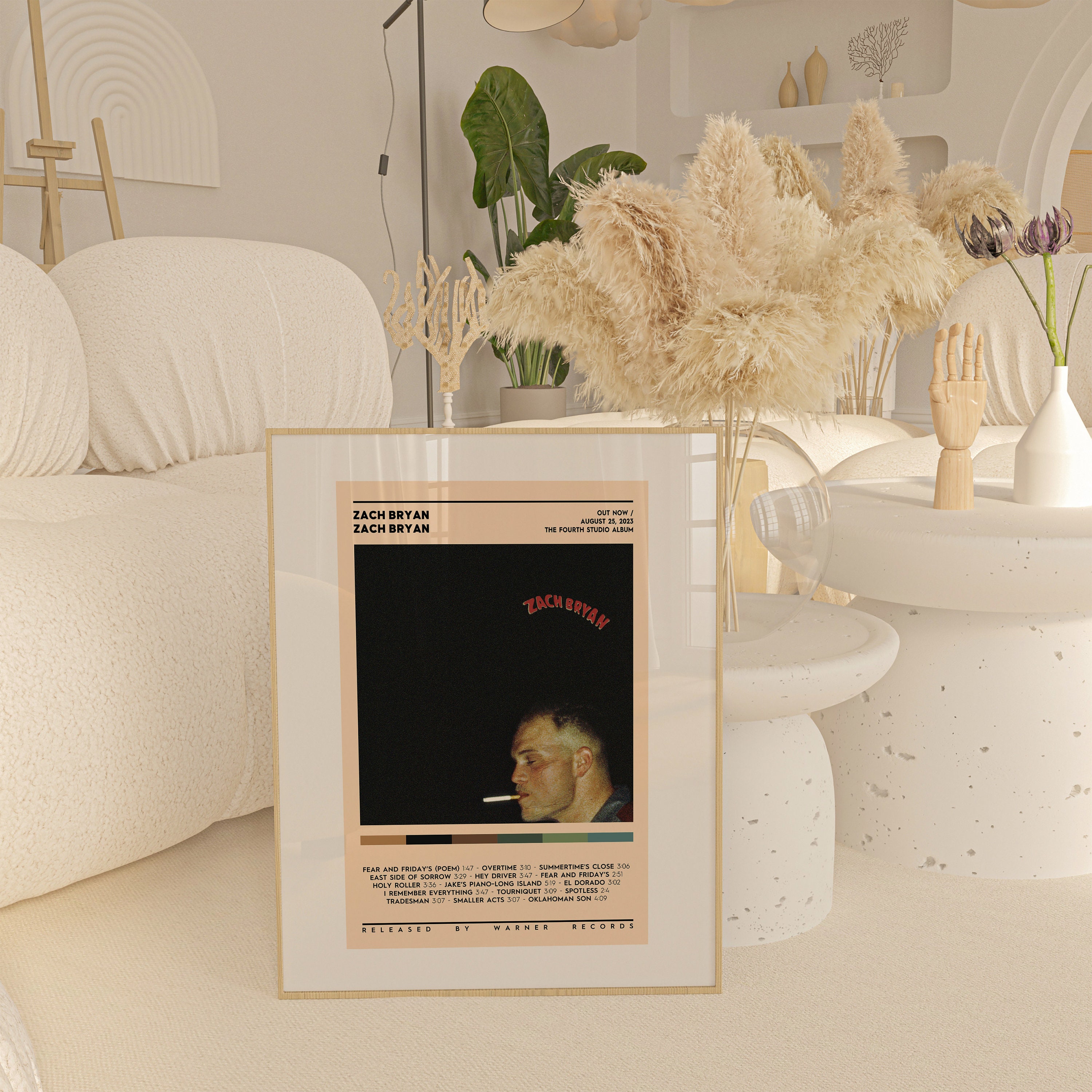 Zach Bryan Zach Bryan Album Poster / Album Cover Poster / Room Decor ...