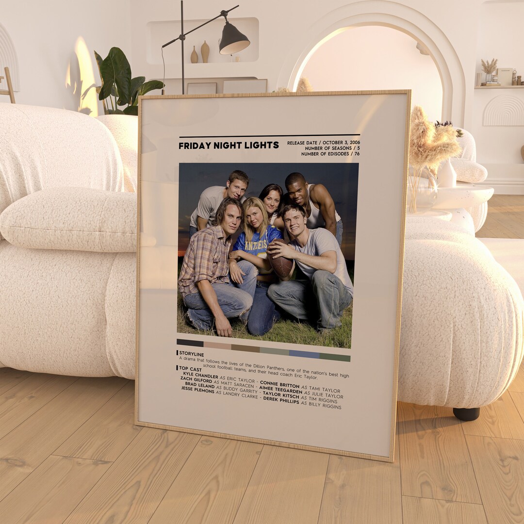 Friday Night Lights TV Show Poster / TV Show Poster / Poster Print ...