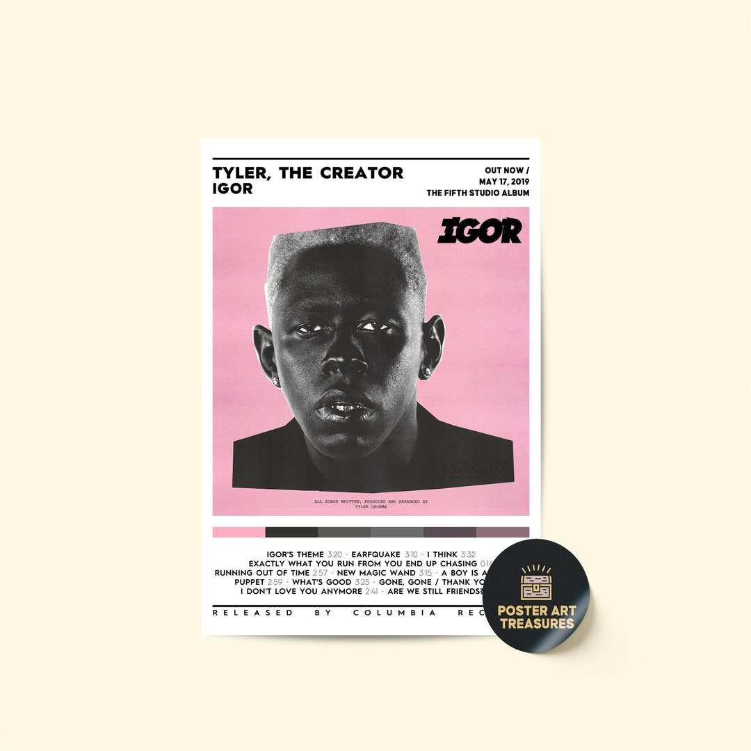 Tyler the Creator Igor Album Cover Poster / 3 Colors 1 Price / Room ...