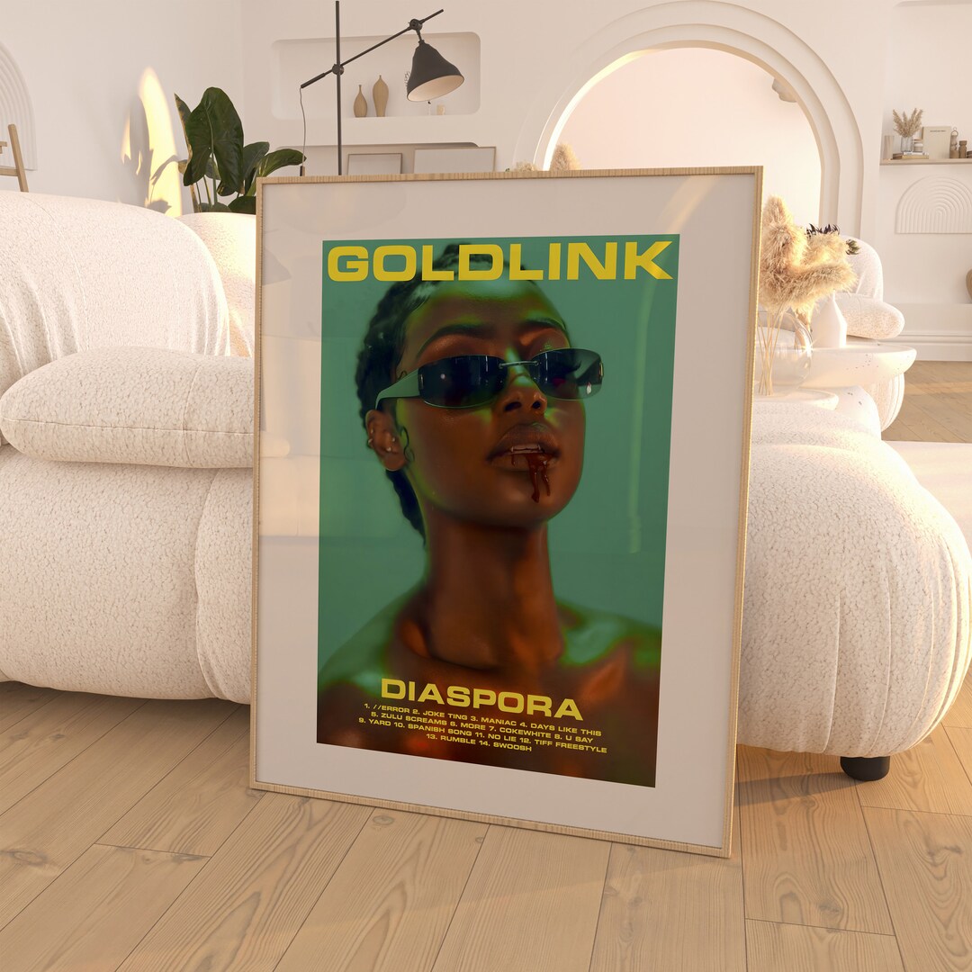 Goldlink Diaspora Album Poster / Room Decor / Music Decor / Music Gifts ...