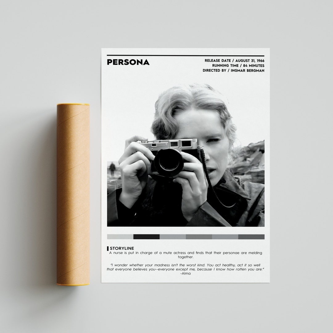Persona Movie Poster / Cult Movie Posters / Cinema Prints / Wall Art ...