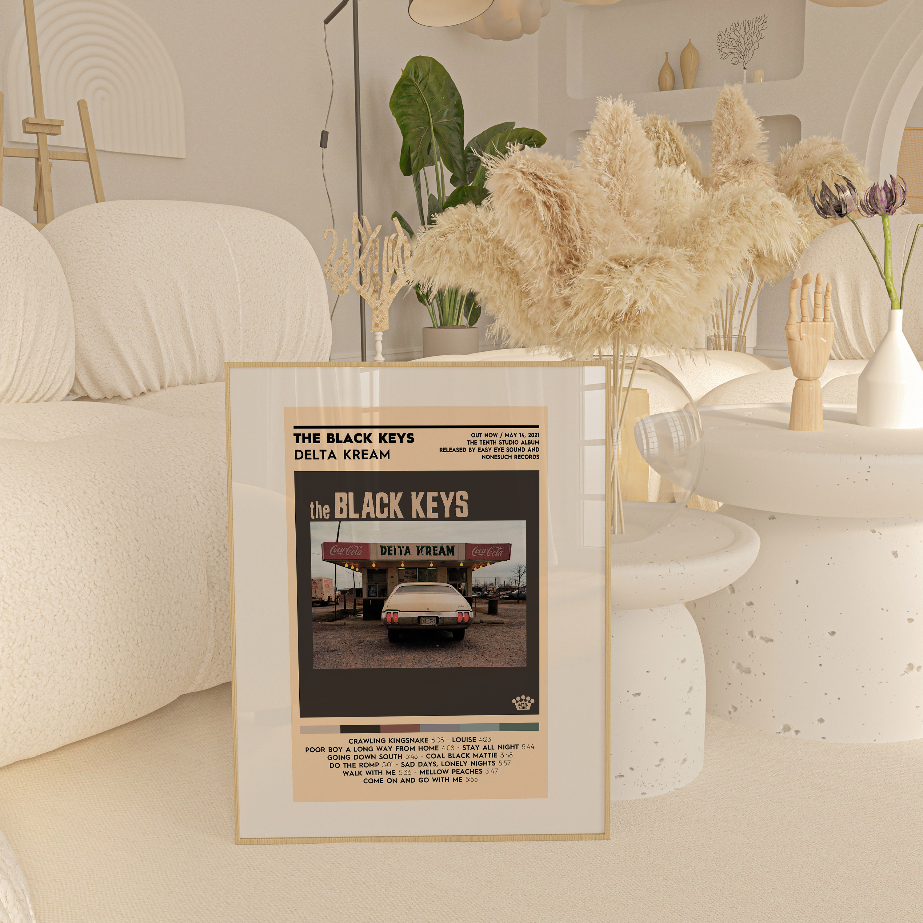 The Black Keys Delta Kream Album Poster / Album Cover Poster / Room Decor / Wall Art / Music ...