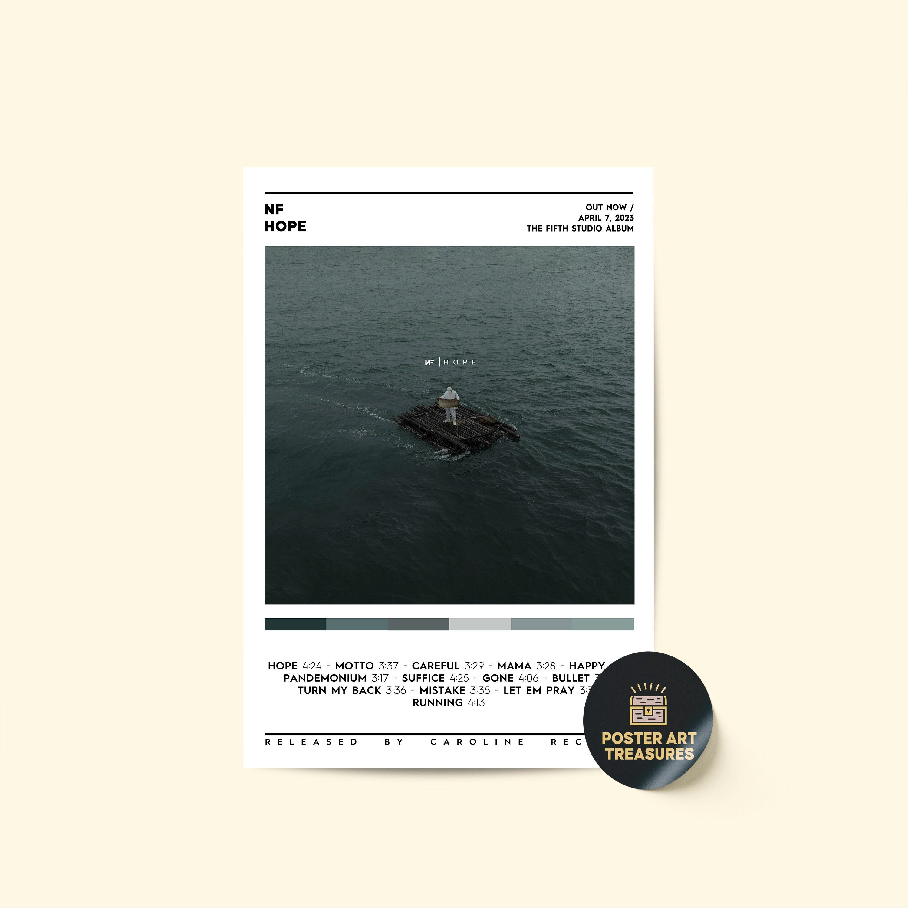 NF Hope Poster / Album Cover Poster / Wall Art / Home Decor / NF Albums ...
