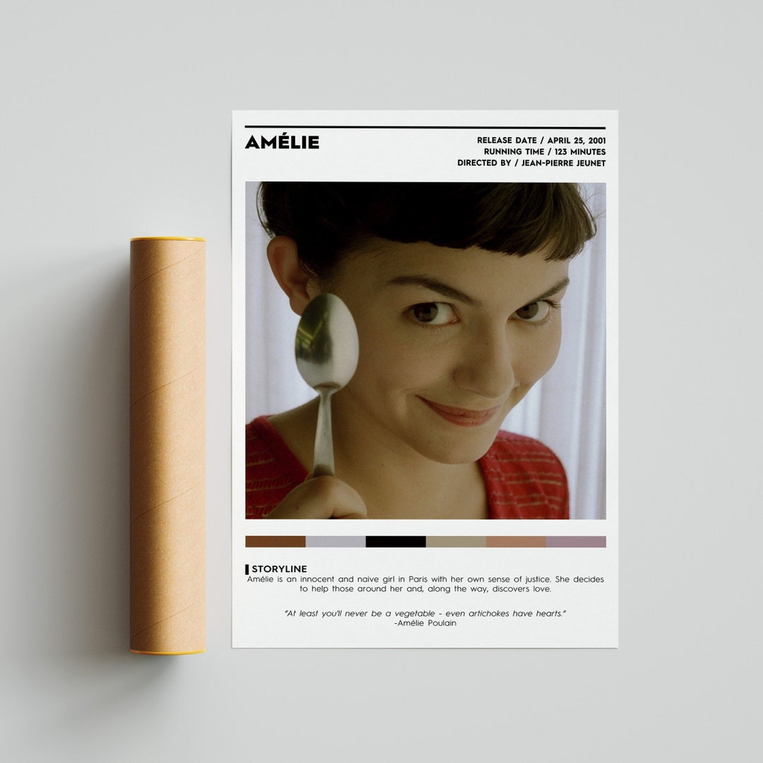 Amélie Movie Poster / Cult Movie Posters / Cinema Prints / Wall Art ...