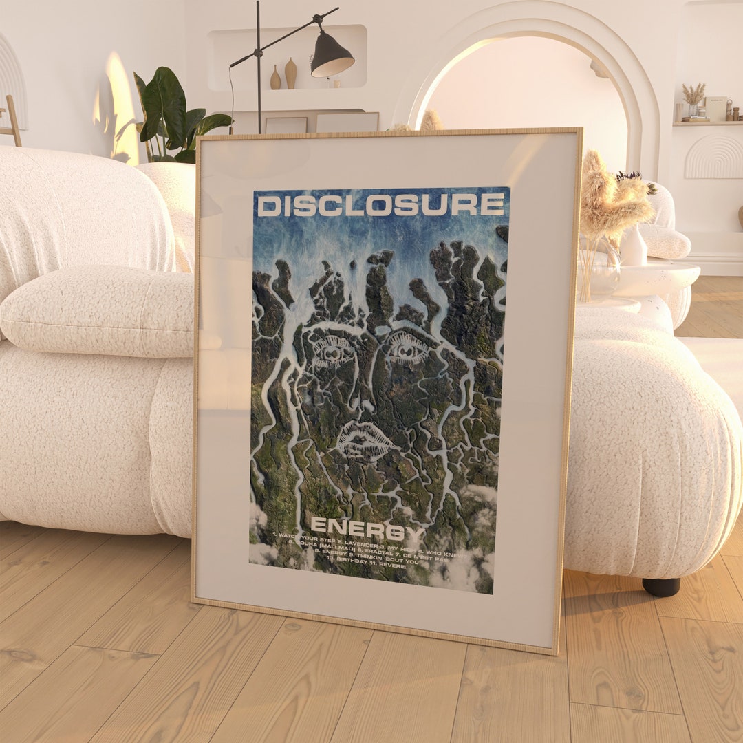 Disclosure Energy Album Poster / Album Cover Poster / Music Decor ...