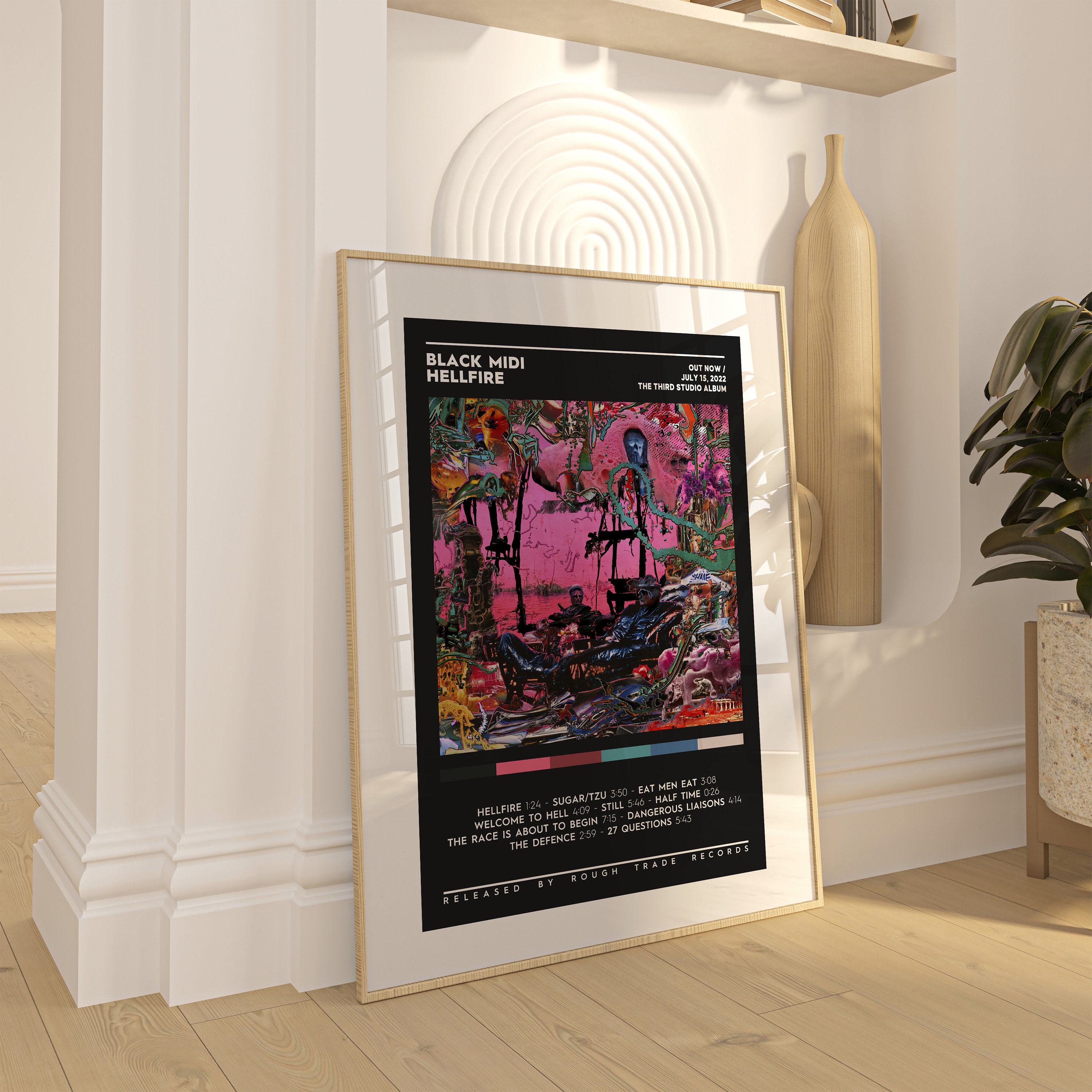 Black Midi Hellfire Album Poster / Album Cover Poster / Room Decor ...